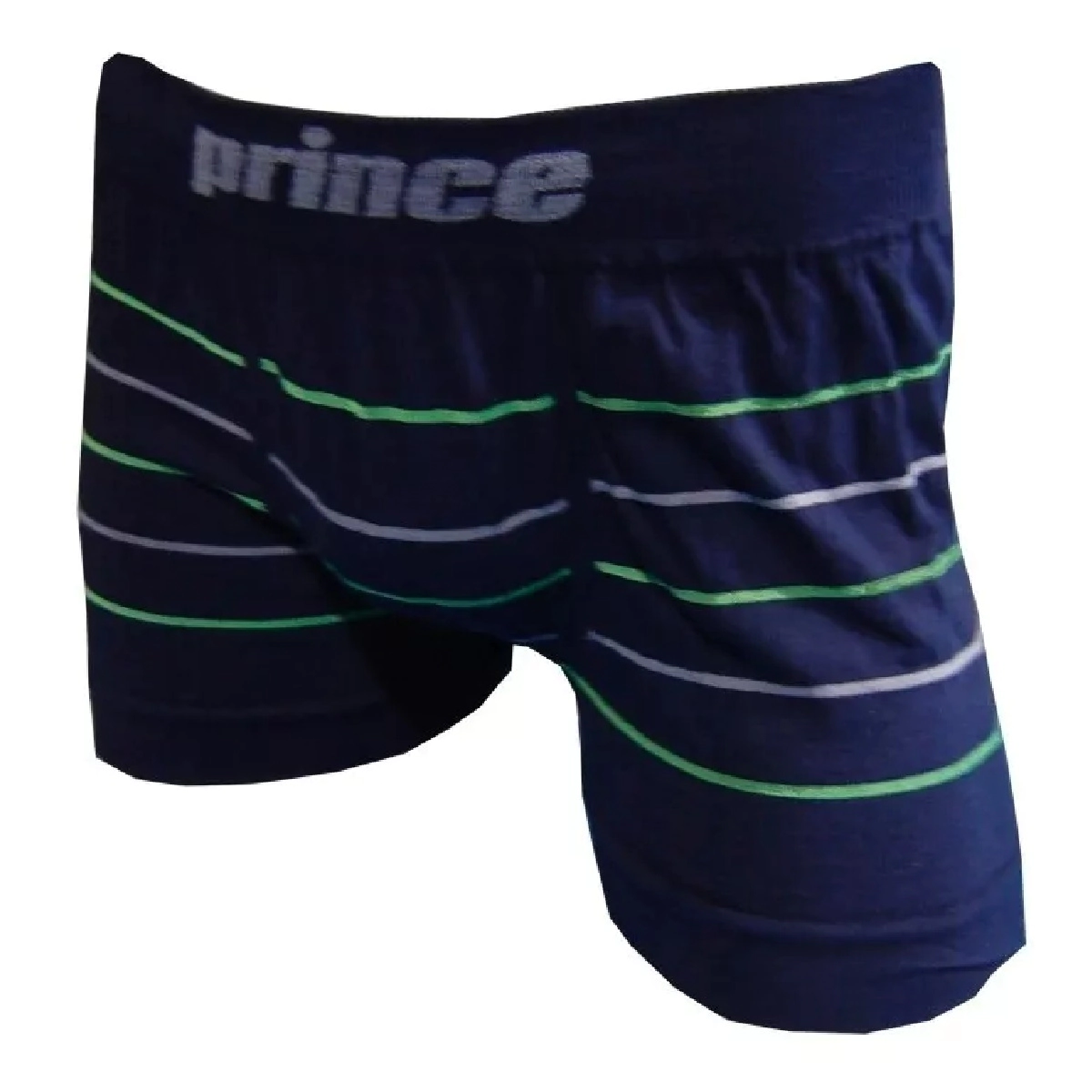 Boxer Prince Algodón Rayado Marino M